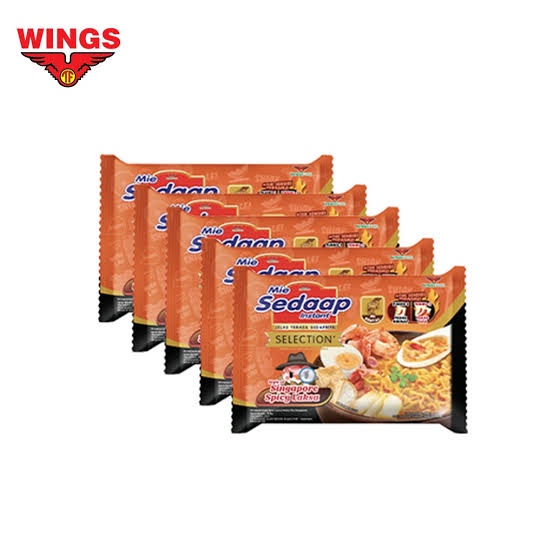 Jual Mie Sedap Spicy Laksa Singapore mie sedaap murah (5 pcs) | Shopee ...