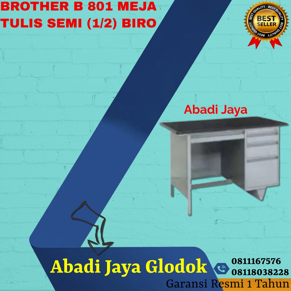 Jual BROTHER B 801 MEJA TULIS SEMI (1/2) BIRO | Shopee Indonesia
