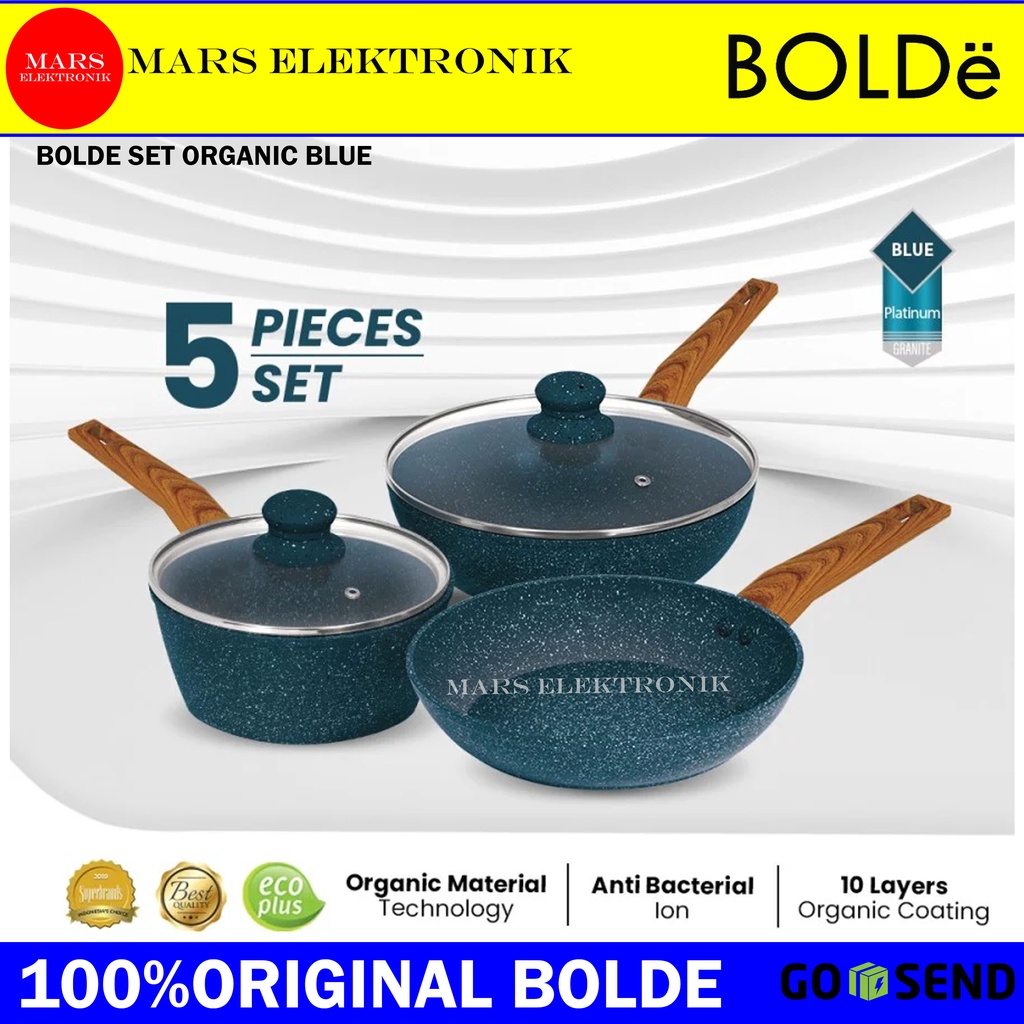 Jual BOLDE SUPER PAN ORGANIC SET BLUE - NEW PRODUCT - 3 IN 1 - BOLDE 5 ...