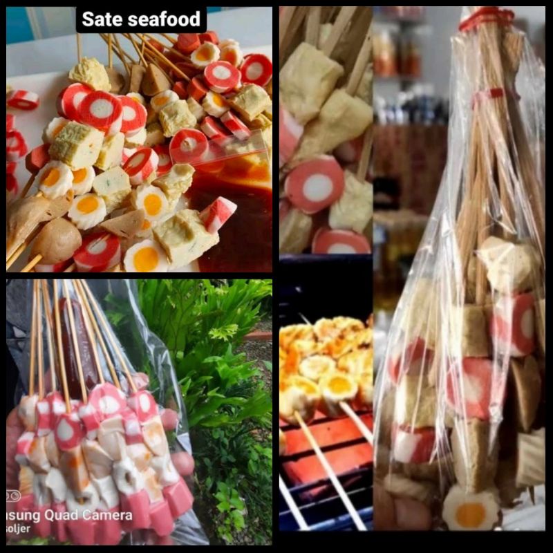 Jual sate seafood / suki + saos | Shopee Indonesia