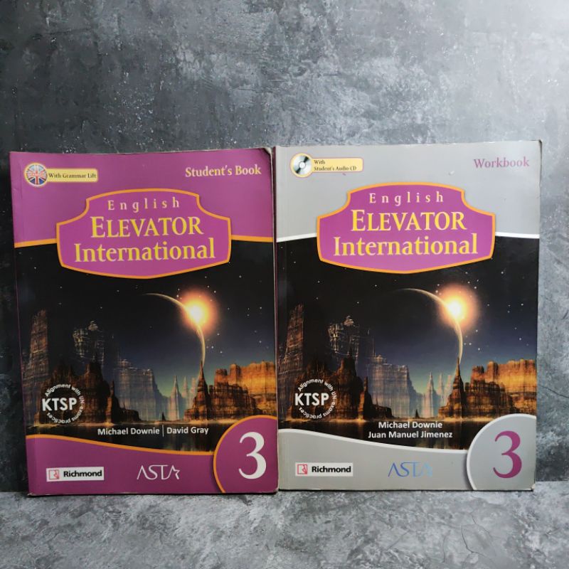 Jual Buku English Elevator International 3, Students Book, Workbook ...