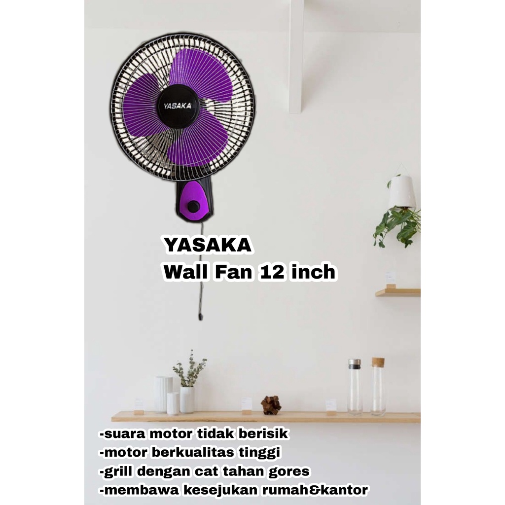Jual Kipas Angin Dinding/ Kipas Angin Gantung/ Wall Fan 12Inch 1 Tali ...