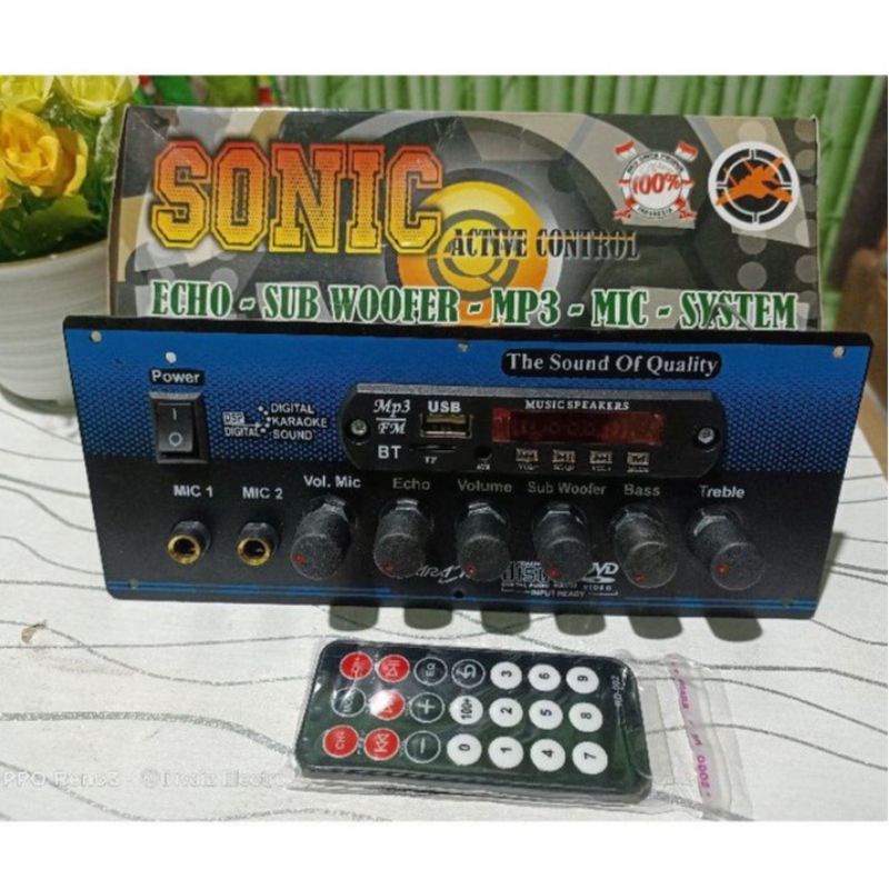 Jual KIT TONE CONTROL AKTIF SONIC + MP3 BLOTOTH ECHO 2MIC KARAOKE | Shopee Indonesia