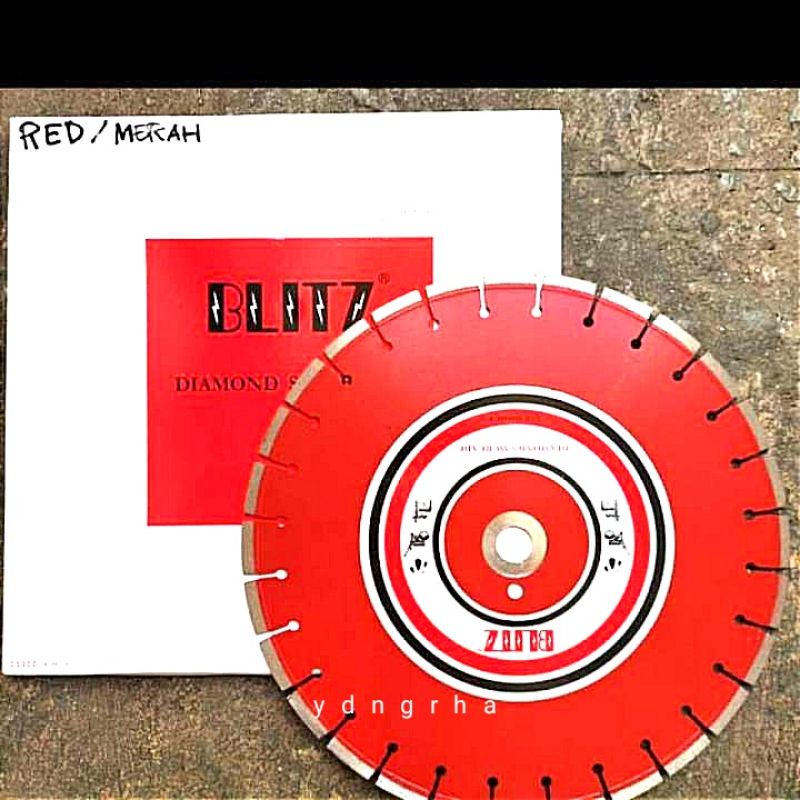 Jual pisau Potong Beton Blitz 14 inch Diamond Cutting Wheel Mata Belah ...