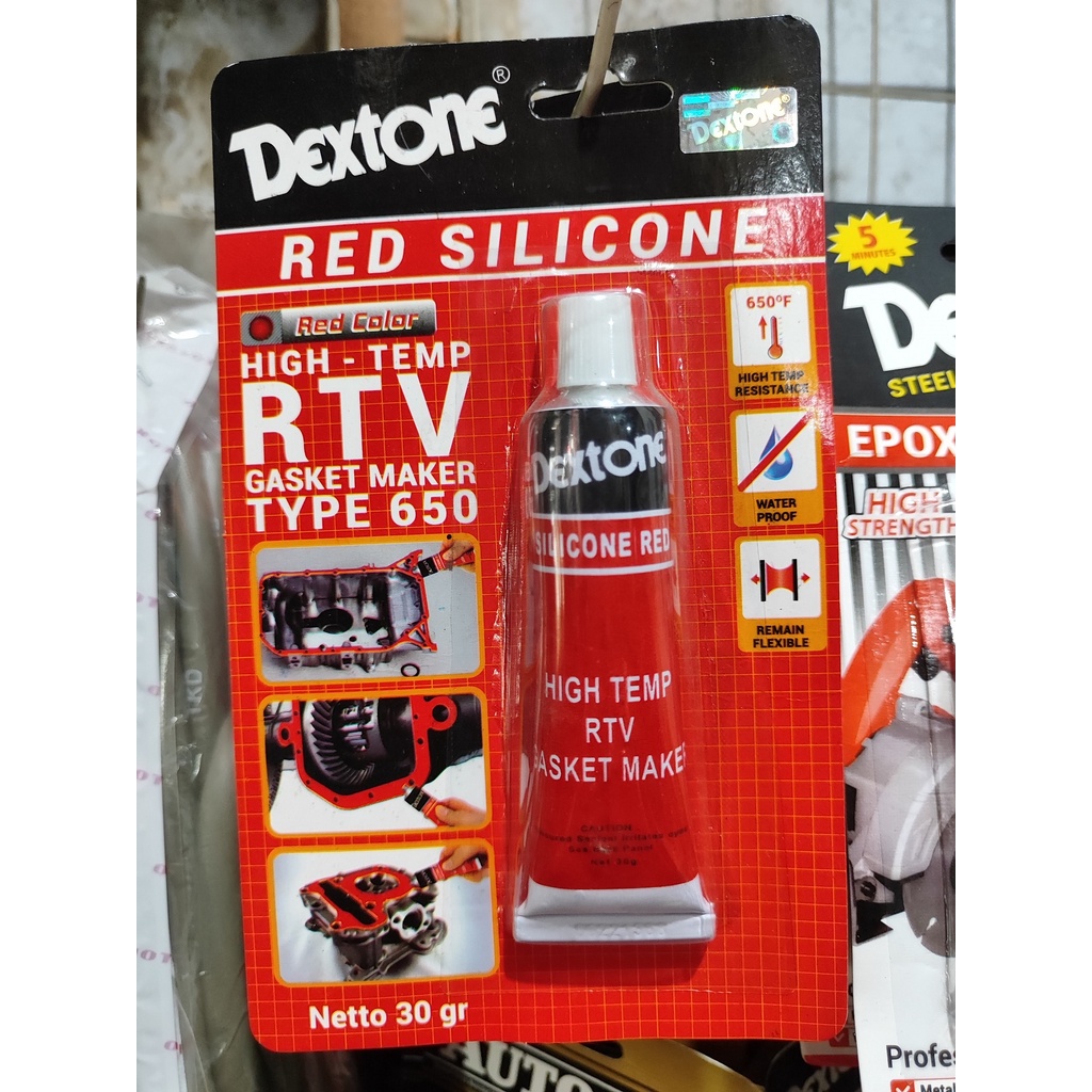 Jual LEM DEXTONE RED SILICONE SEALENT LEM GASKET PACKING RTV HIGH TEMP ... Jual LEM DEXTONE RED SILICONE SEALENT LEM GASKET PACKING RTV HIGH TEMP ...