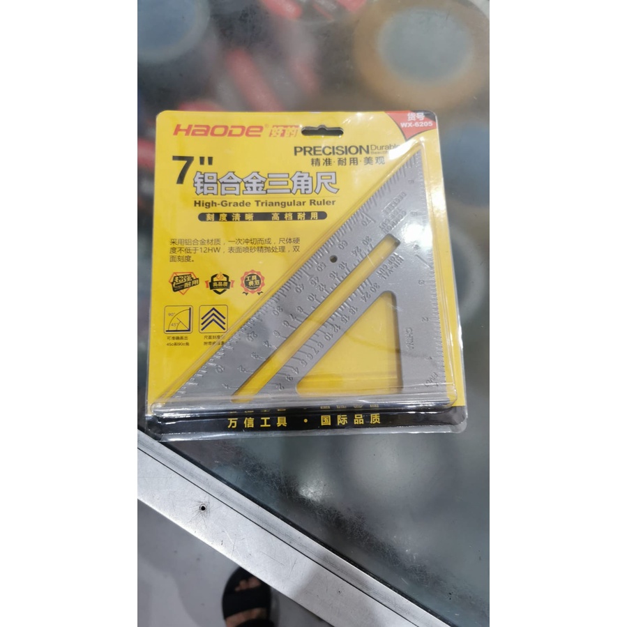 Jual PENGGARIS SIKU SEGITIGA BESI | Shopee Indonesia