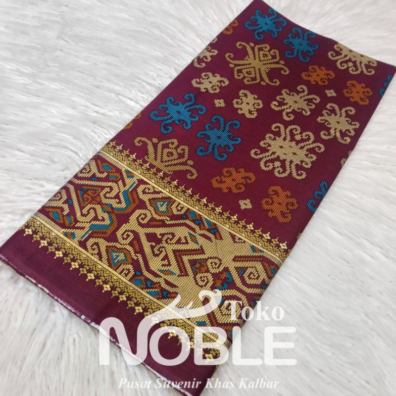 Jual Kain Katun Motif Dayak Khas Kalimantan Barat | Shopee Indonesia