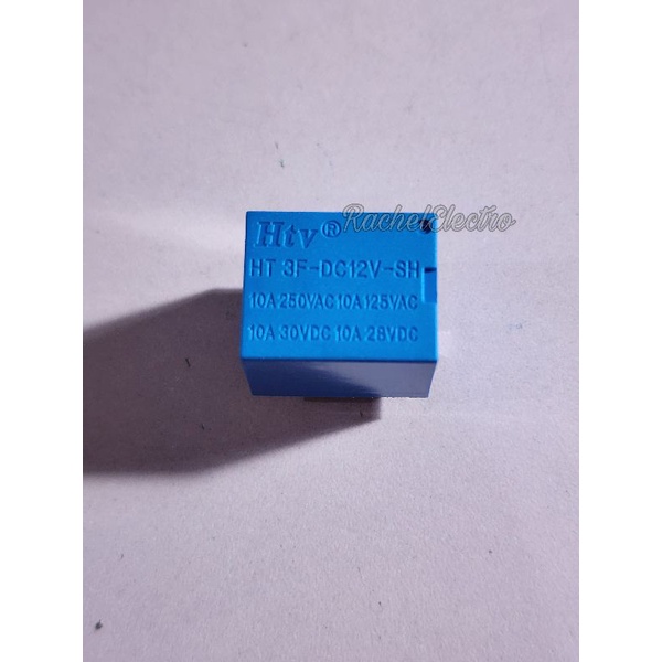Jual Relay 5P 10A 250V HTV Biru Rile 5 Pin 10 Amper Relai 250V Blue ...