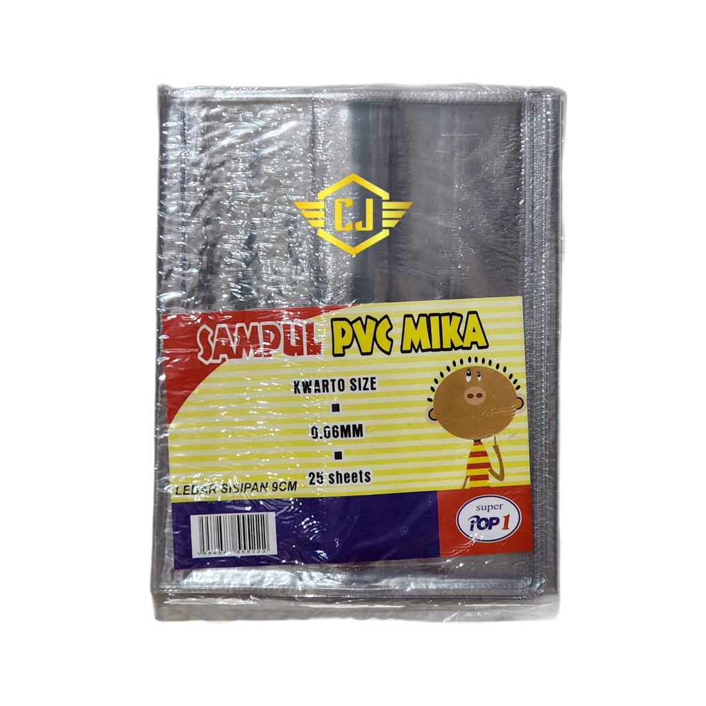 Jual [25 Lbr] Plastik Sampul Buku PVC Mika Kwarto 0.06 mm | Shopee ...