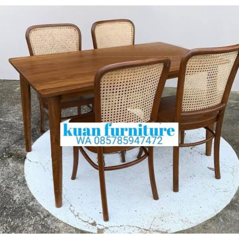 Jual meja makan model rotan | Shopee Indonesia
