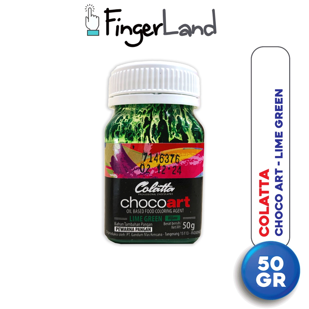 Jual COLATTA Choco Art-Lime Green 50 Gr Pewarna Makanan Oil Based ...