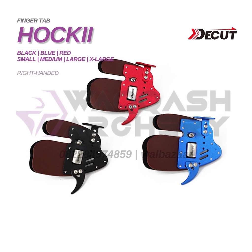 Jual DECUT HOCK II HOCKII Leather Finger Tab Recurve | Shopee Indonesia