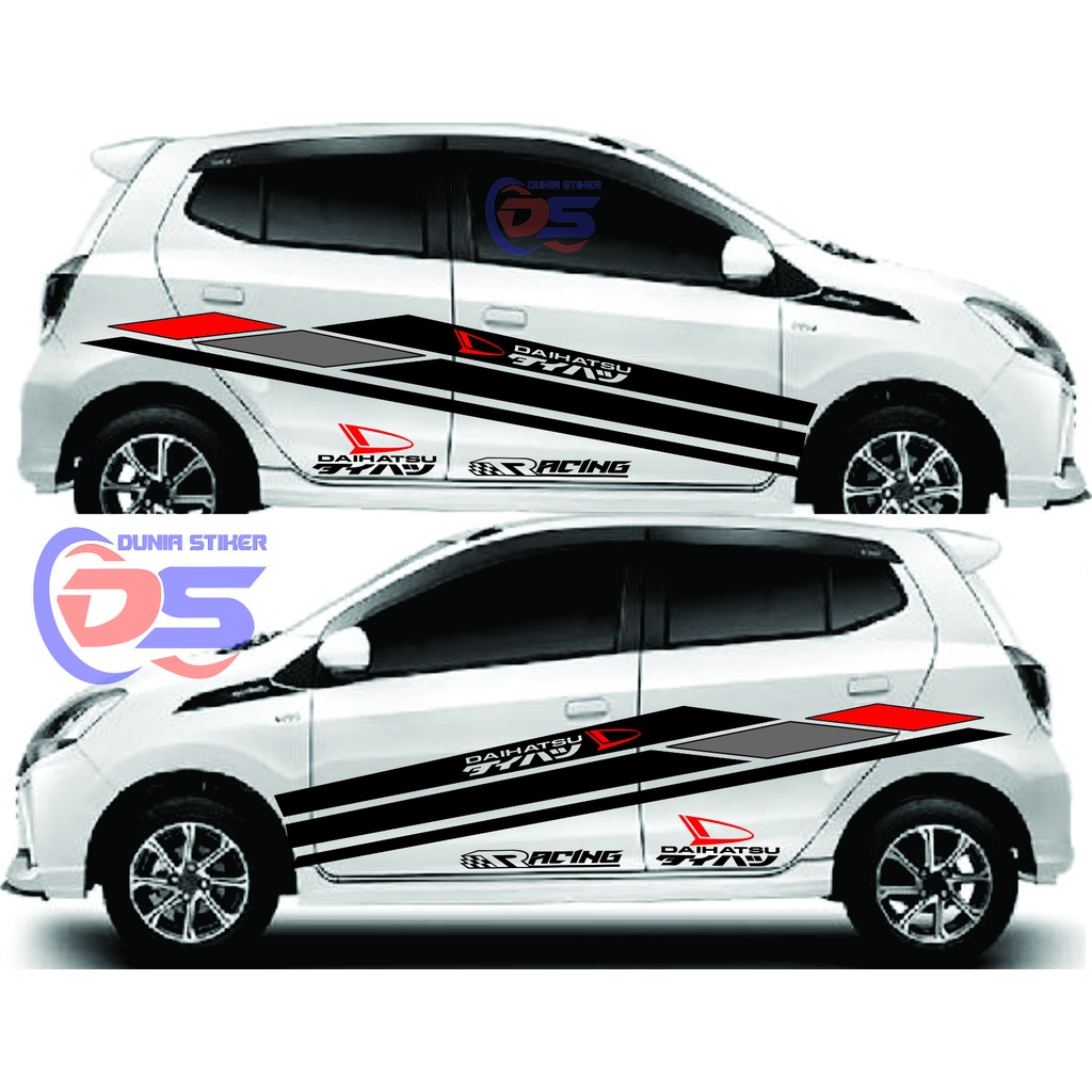 Jual Stiker Mobil Ayla Stiker Cutting Mobil Daihatsu Stiker Body ... Jual Stiker Mobil Ayla Stiker Cutting Mobil Daihatsu Stiker Body ...