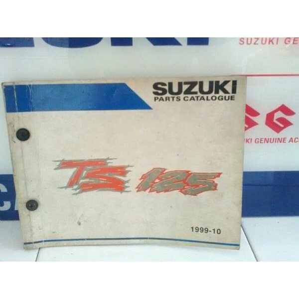 Jual buku manual part katalog Suzuki TS 125 TS125 ERN 1999 copy original | Shopee Indonesia