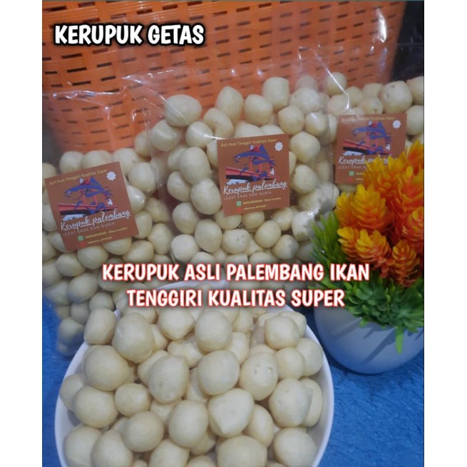 Jual getas super asli palembang ikan tenggiri 135 gram | Shopee Indonesia