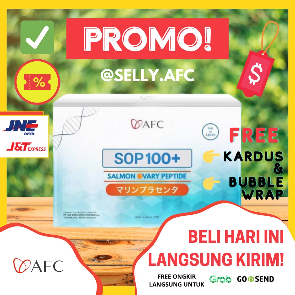 Jual AFC SOP100+ ORIGINAL MADE IN JAPAN 1 box isi 28 sachet MURAH ...
