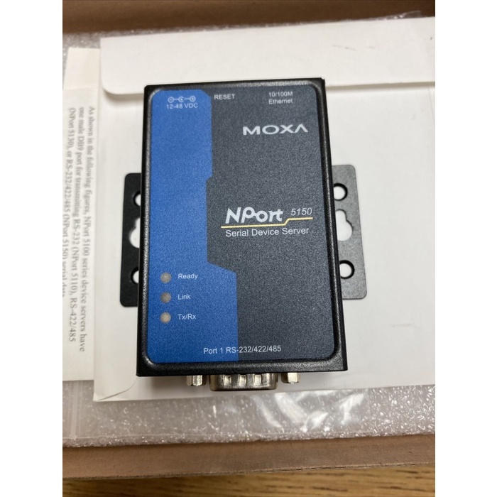 Jual Moxa Nport 5150 V1,1 1-Port Rs-232/422/485 Device Server- Biru ...