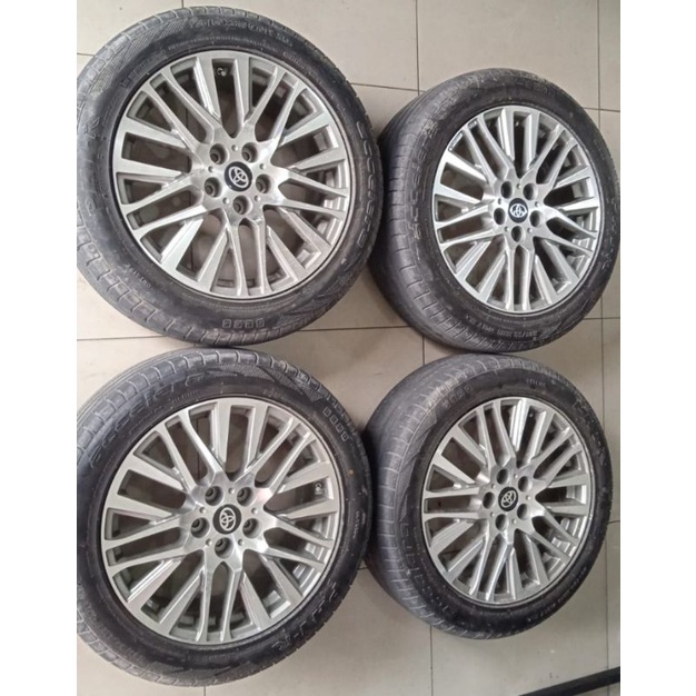 Jual Velg Mobil Bekas Replika Alphard Ring 18 Pcd 5x114,3 + Ban PHI 235 50 R18 Buat Innova ...
