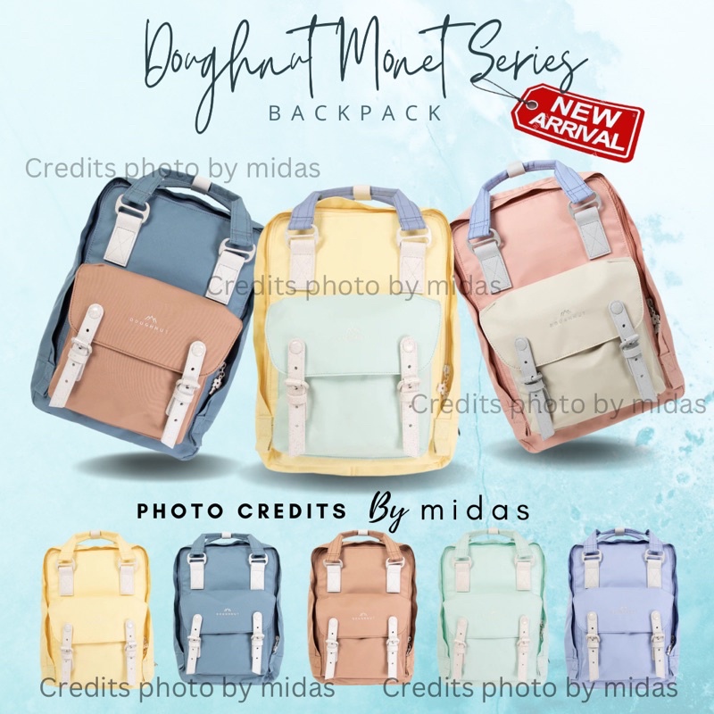 Jual 11.11 CRAZY SALE !! TAS BACKPACK DOUGHNUT MONET SERIES LARGE (L ...