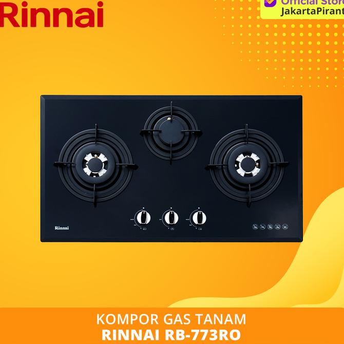 Jual Built-in Gas Hob Kompor Gas Tanam 3 Tungku Rinnai RB-773RO (G) | Shopee Indonesia