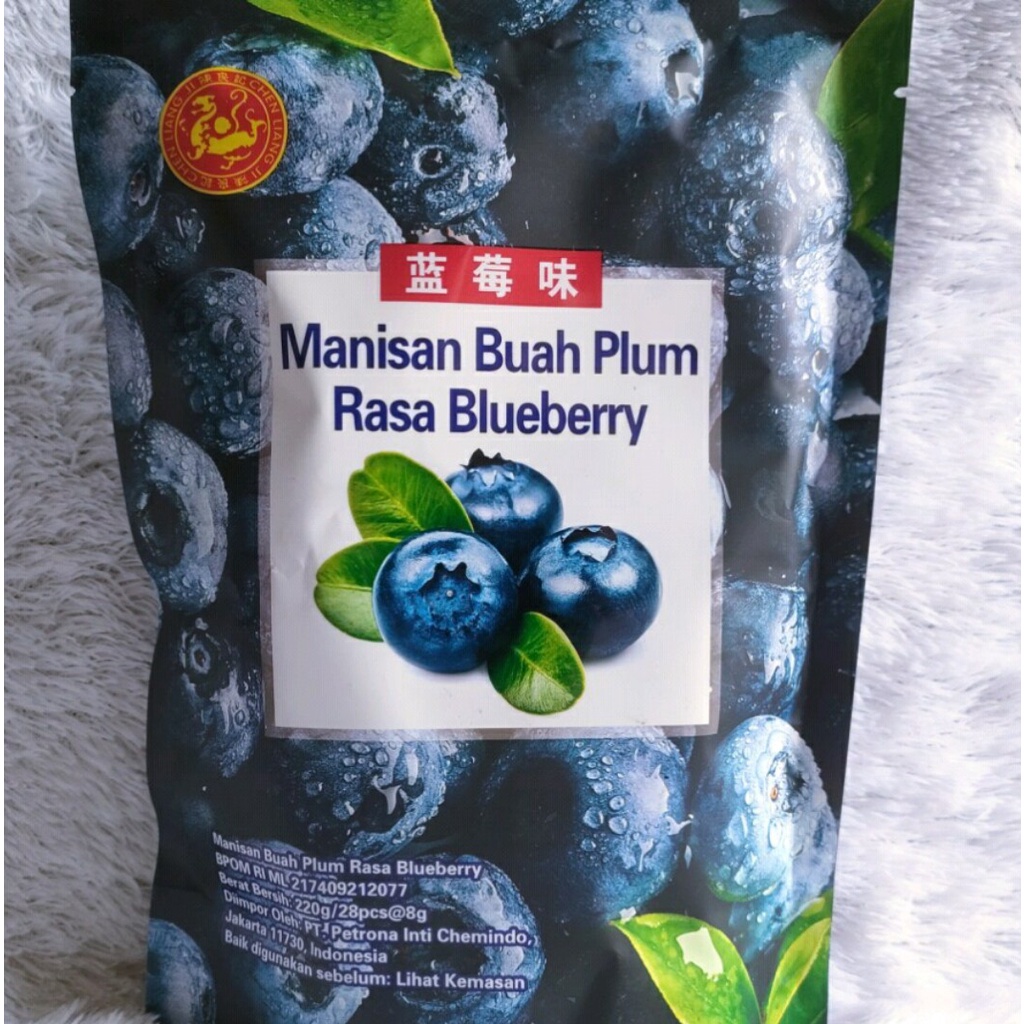 Jual Manisan Buah Plum Basah Rasa Cherry / Blueberry Chen/peach Liang ...