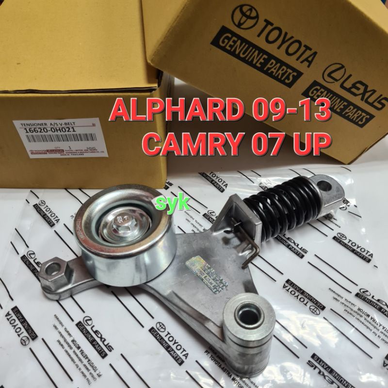 Jual TENSIONER ASSY V-BELT ALPHARD THN 2009-2013 CAMRY 2007 UP 16620 ...