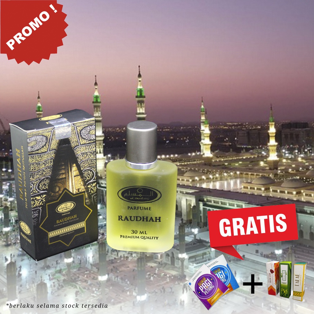 Jual Parfum Aroma Raudah Almuslimu Parfum, Parfum Raudah Premium 30 ml ...