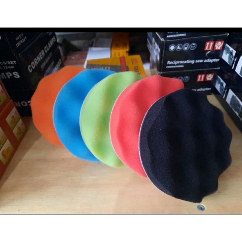 Jual Busa foam Poles Motor Mobil 5 Inch Spon Poles Velcro Gelombang ...