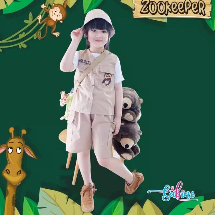 Jual (E-T3T- ) READY JKT BAJU Costum ADVENTURE TAMAN SAFARI PUNCAK ZOO ...