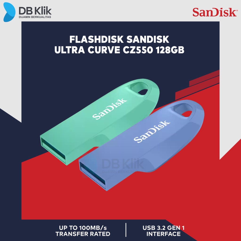 Jual Flashdisk SanDisk Ultra Curve CZ550 128GB USB3.2 - Sandisk CZ550 128GB | Shopee Indonesia