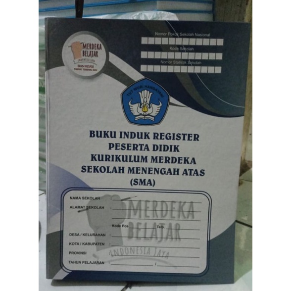 Jual Grosir//Buku Induk Register Siswa SMA Kurikulum Merdeka revisi ...