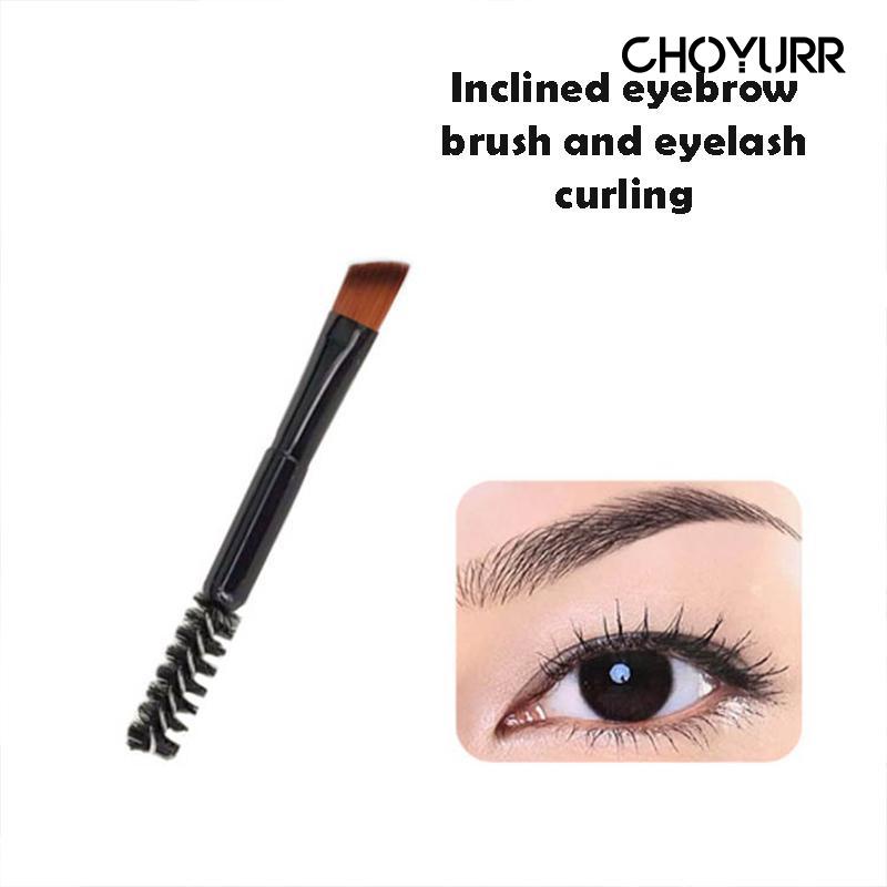 Jual 【COD】 2In1 Kuas Rias Make Up Brush Eyeshadow Eyebrow Bahan Lembut ...