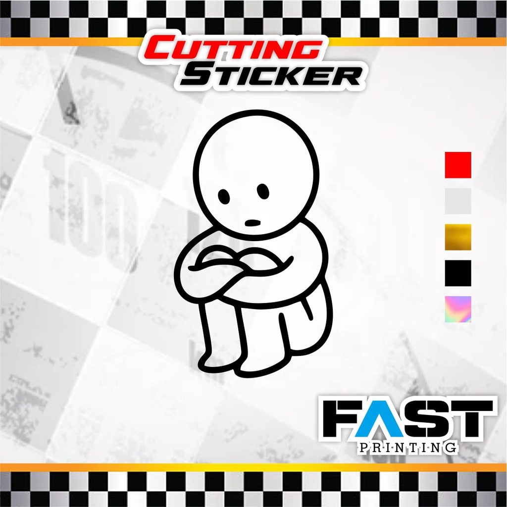 Jual CUTTING STICKER LOGO SAD BOY l STIKER MOBIL MOTOR KEREN | Shopee ...