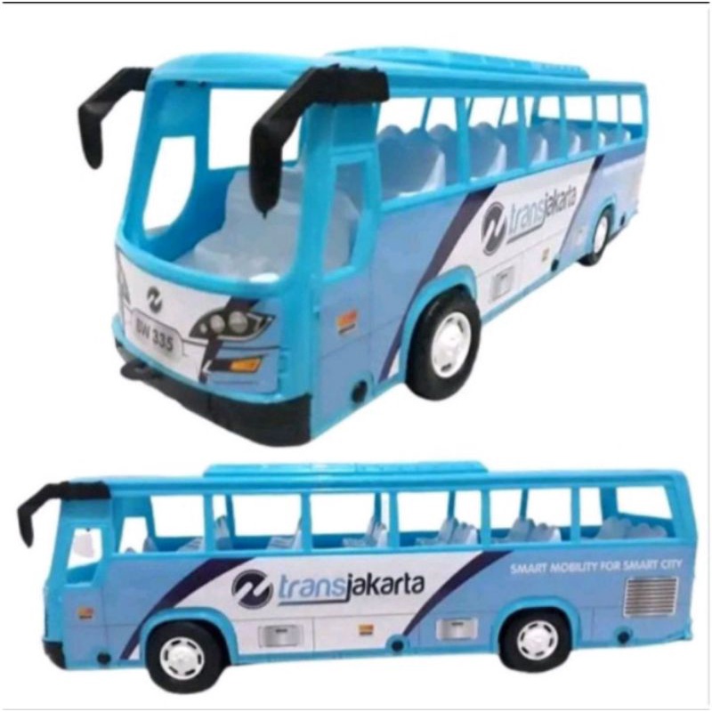 Jual Mainan busway transjakarta/mobil bus transjakarta | Shopee Indonesia