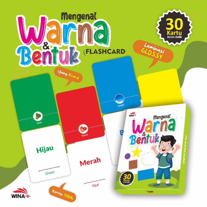 Jual COD! Flashcard/Kartu Belajar Anak - ABC Alfabet laminasi Glossy ...