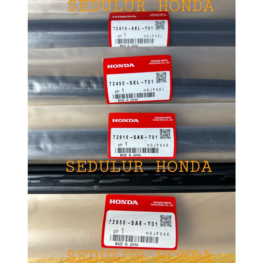 Jual LIST WATER STRIP PELIPIT PINTU MOLDING ASSY DOOR JENDELA KACA JAZZ GD3 IDSI VTEC 2003 2004 ...