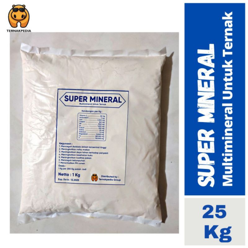 Jual Super Mineral 25 kg - Super Mineral Harga Grosir - Super Mineral isi 25 kg - Premix kambing ...