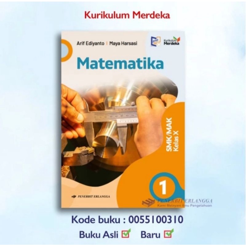 Jual ORI buku teks matematika kurikulum merdeka untuk SMK kelas 10 ...