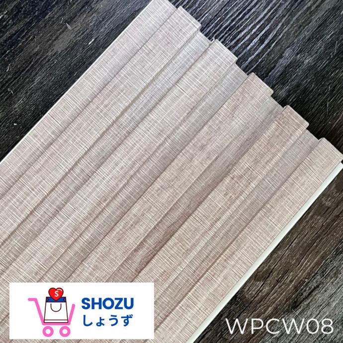 Jual WOOD PANEL 3D WPC Wallpanel PVC Kayu Partisi Motif Solid Kisi Kisi ...