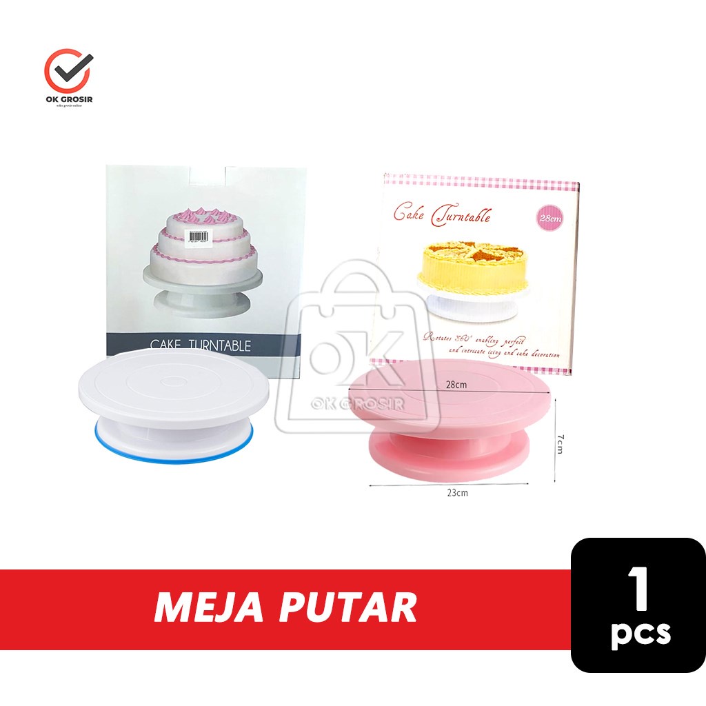 Jual Meja Putar Kue Cake Turntable LUX / MISSOMA / LISSE (1 pcs ...