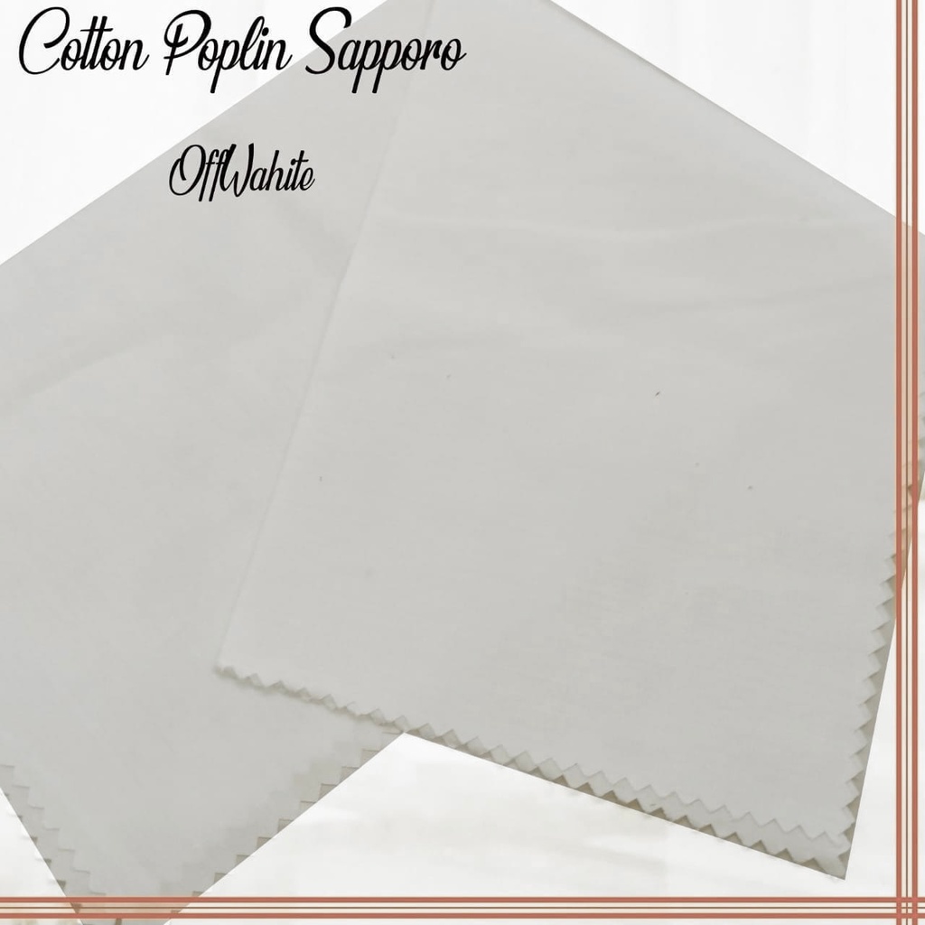 Jual Bahan multi Kain 100% Katun cotton poplin SAPPORO popline Jepang ...