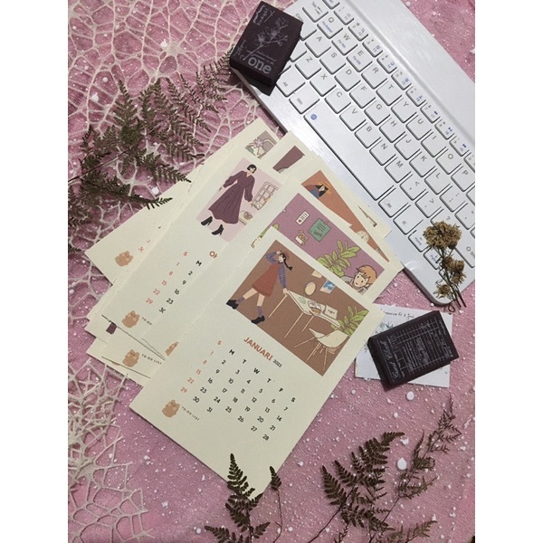 Jual kalendar 2023 aesthetic murah calendar 2023 dinding kecil free ...