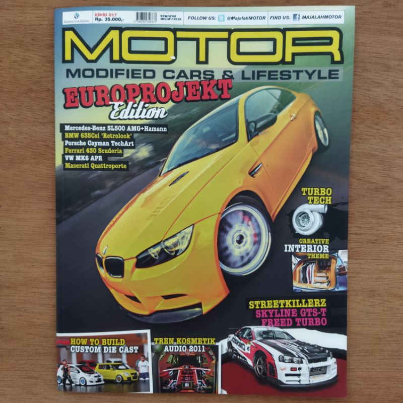 Jual Majalah MOTOR Modifikasi Mobil Edisi 017 Juli 2011 Modified Cars ...