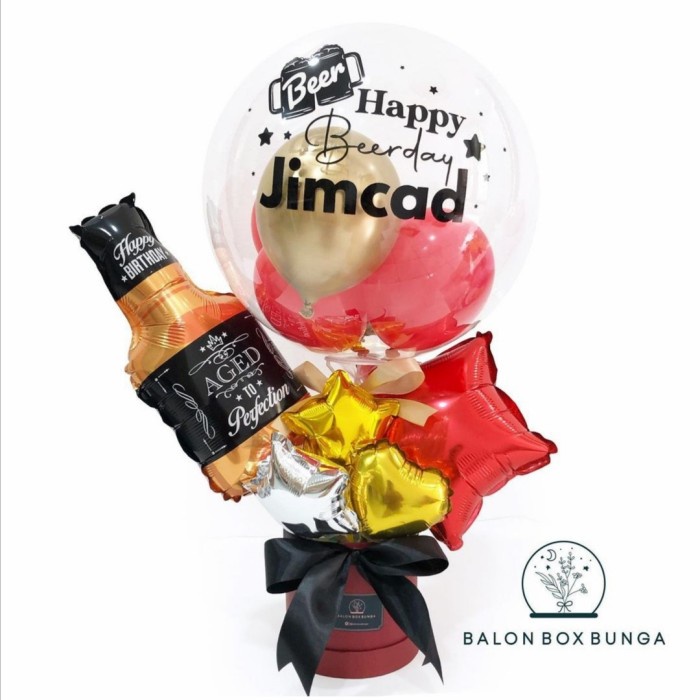 Jual Foil Beer Balon Box. Birthday/Congratulation | Shopee Indonesia