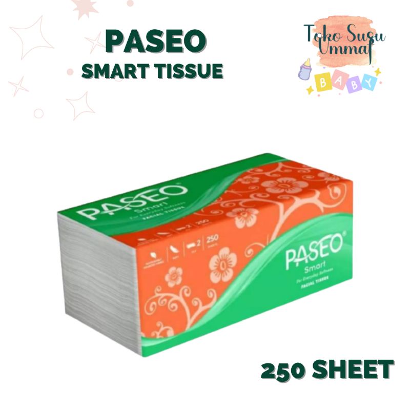 Jual PASEO Smart Tisu 250 Sheets Paseo Tisu Kering 250 sheets 2 ply ...