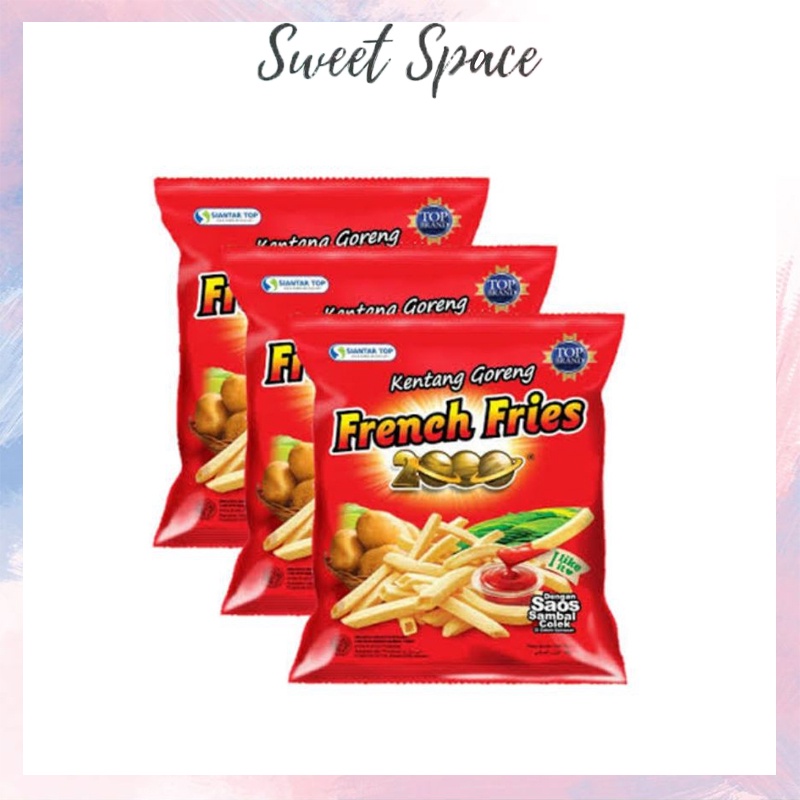 Jual CHIKI FRENCH FRIES 2000 SNACK KENTANG 1 PACK = 10 PCS [SWEETSPACE ...