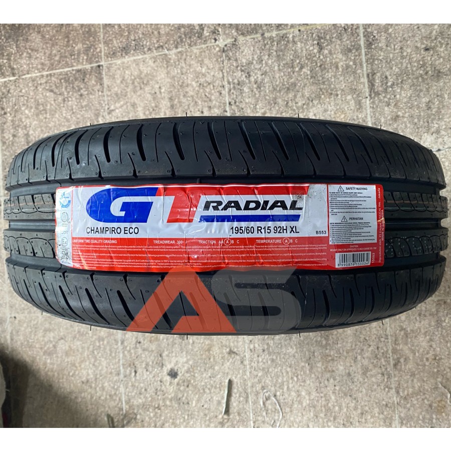 Jual Ban GT Radial Gajah Tunggal Champiro Eco 195 / 60 R 15 R15 ...