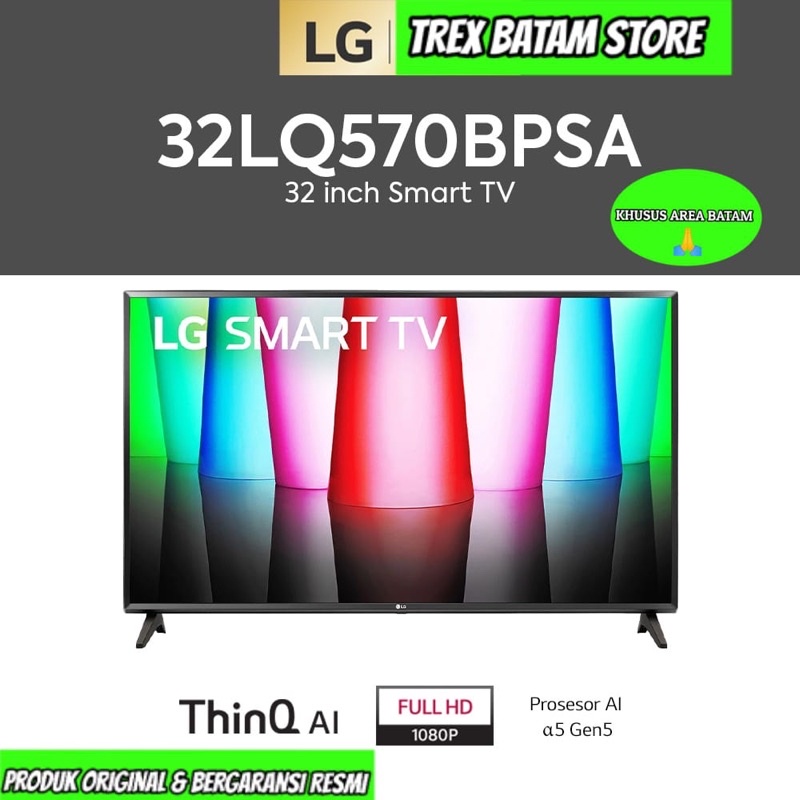 Jual LG 32LQ570BPSA SMART TV 32 INCH DIGITAL TV (BATAM) | Shopee Indonesia