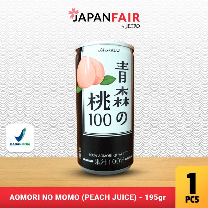 Jual Jus Persik Minuman Jepang Kaleng Juice Aomori No Momo 195gr ...