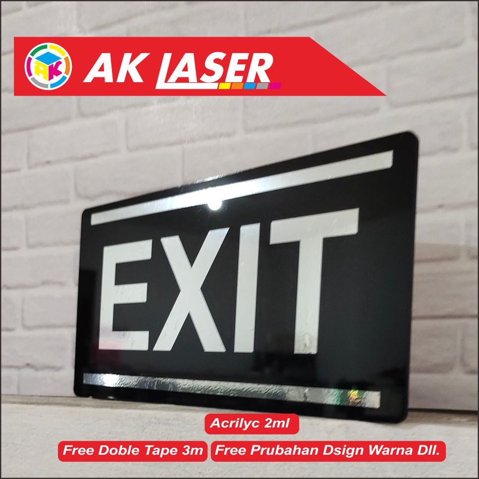 Jual AKRILIK EXIT TIPE 1 | Shopee Indonesia